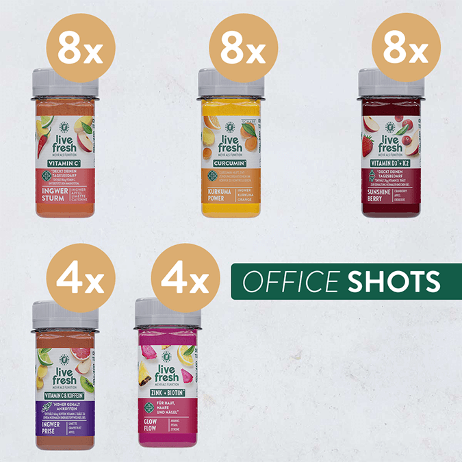 Office Box Shots - energy & vitamins for the office | LiveFresh