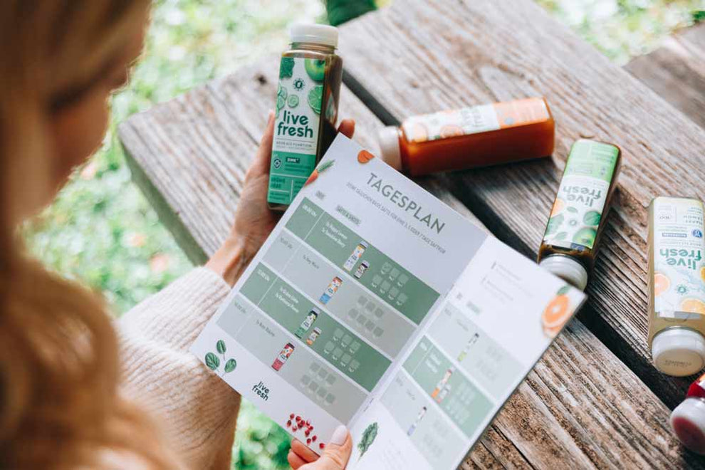 LiveFresh Saftkur: Dein Reset mit kaltgepressten Säften